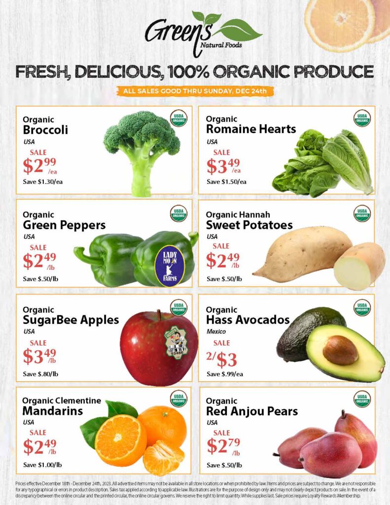 Sales & Specials New York | Green's Natural Foods